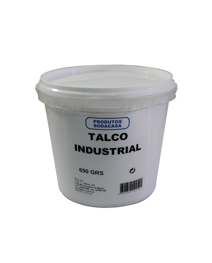 Pó de Talco Industrial 0,65Kg